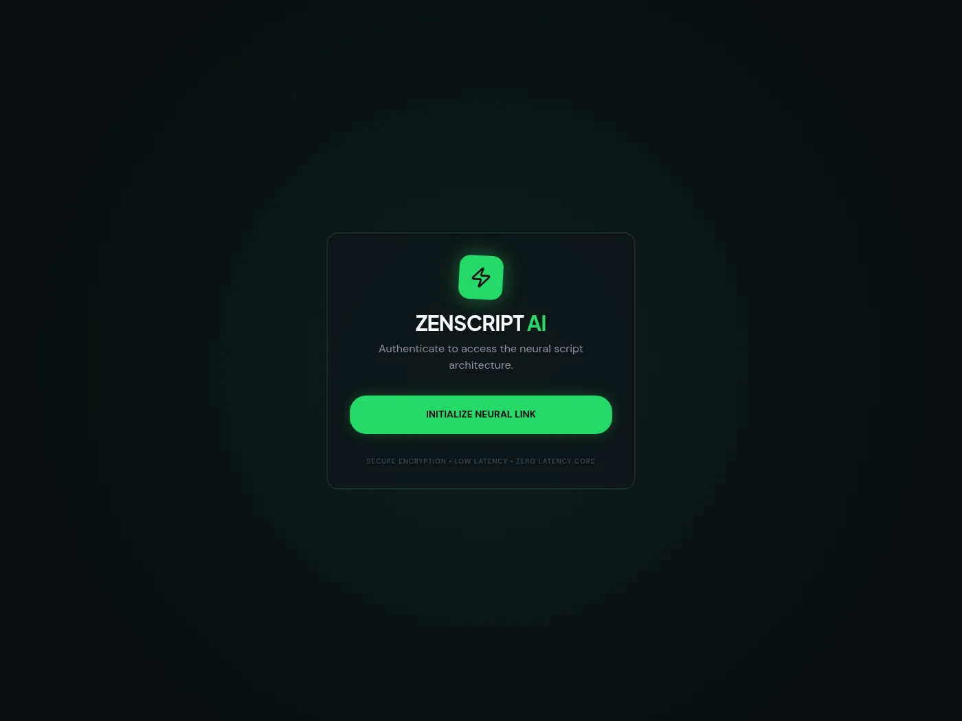 ZenScript AI Studio