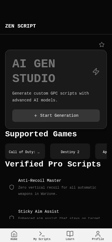 ZenScript AI Studio