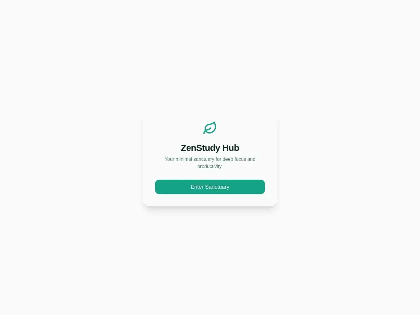 ZenStudy Hub