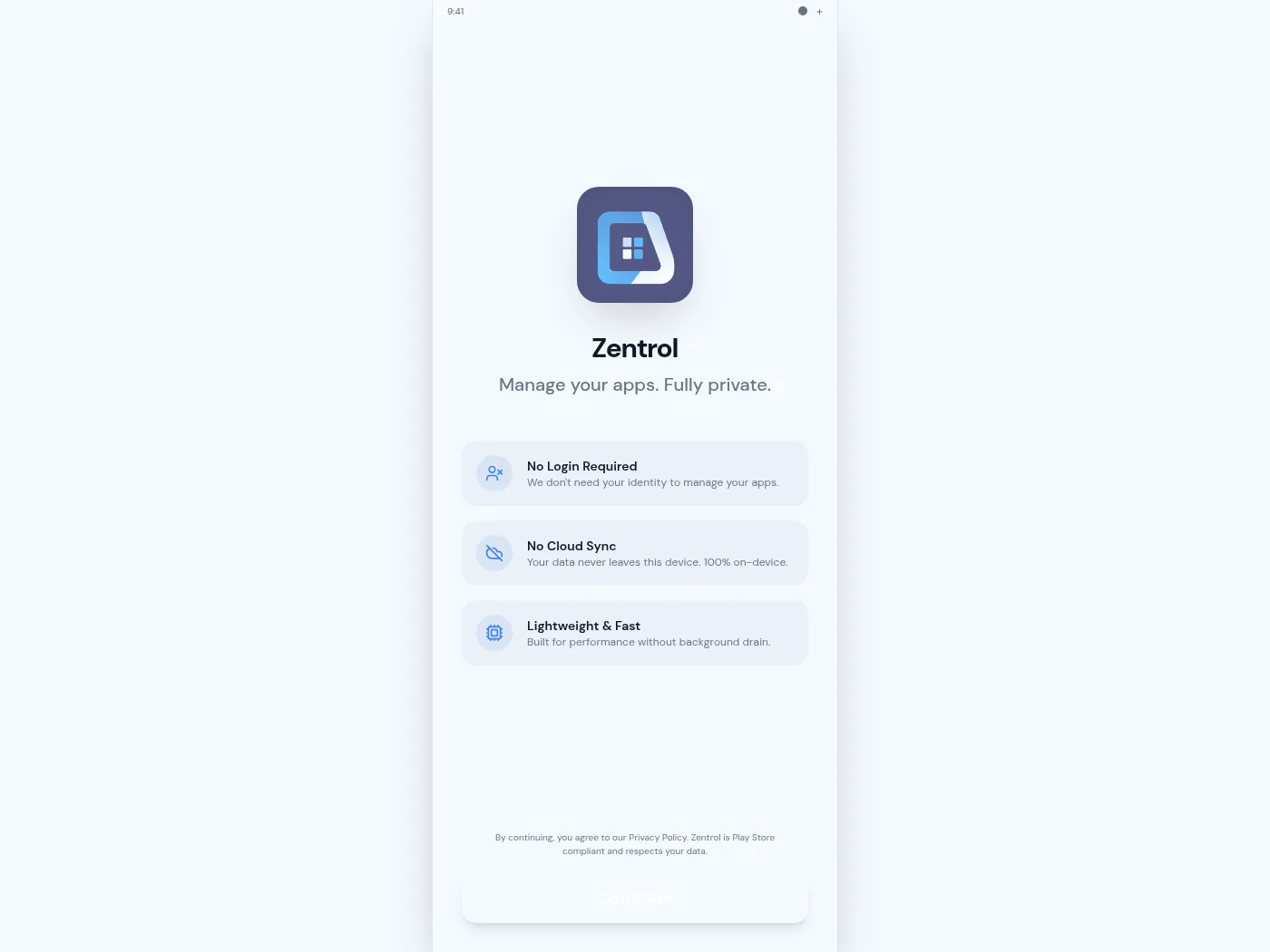Zentrol App Manager