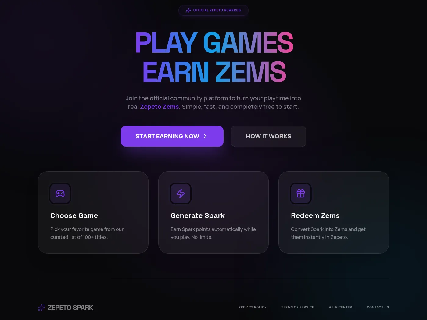 Zepeto Zems Rewards