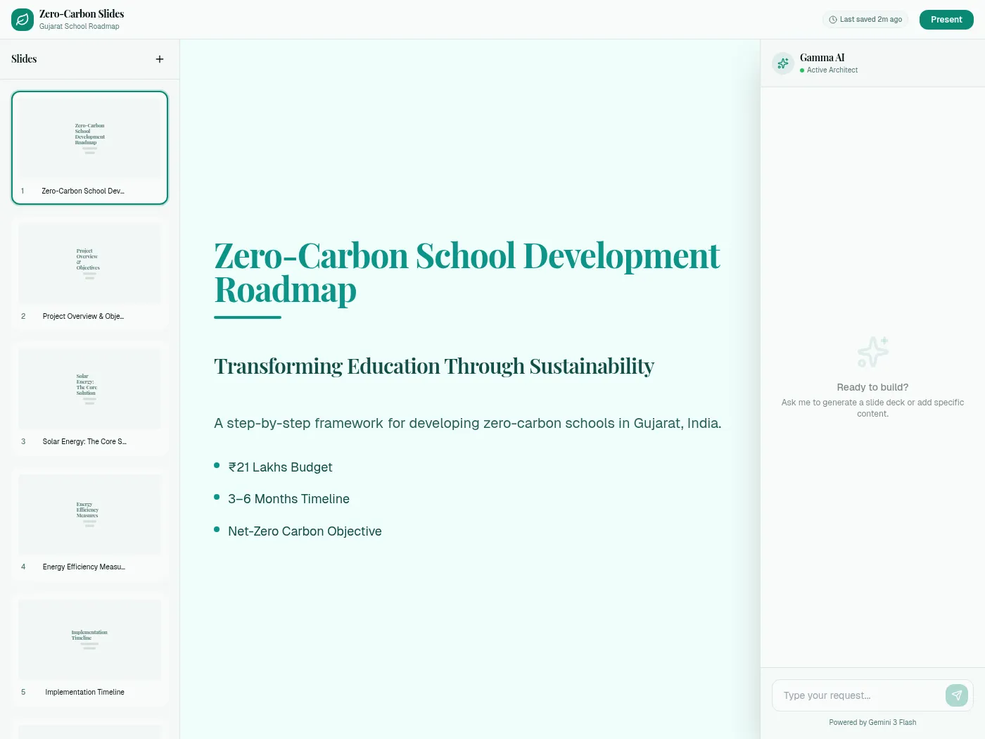 Zero-Carbon School Slides
