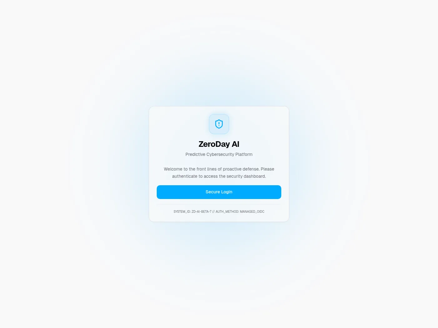 ZeroDay AI Dashboard