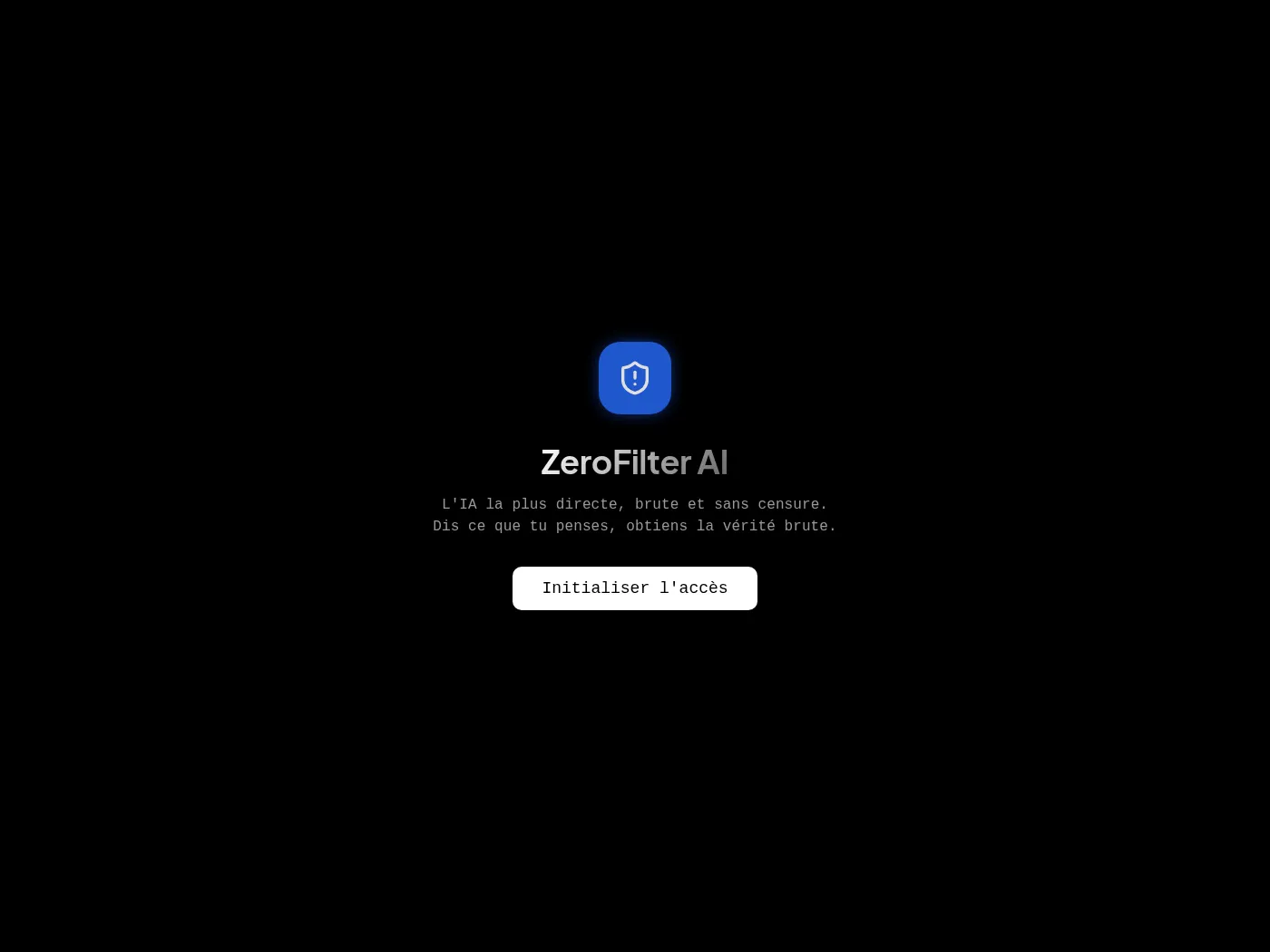 ZeroFilter AI Chat