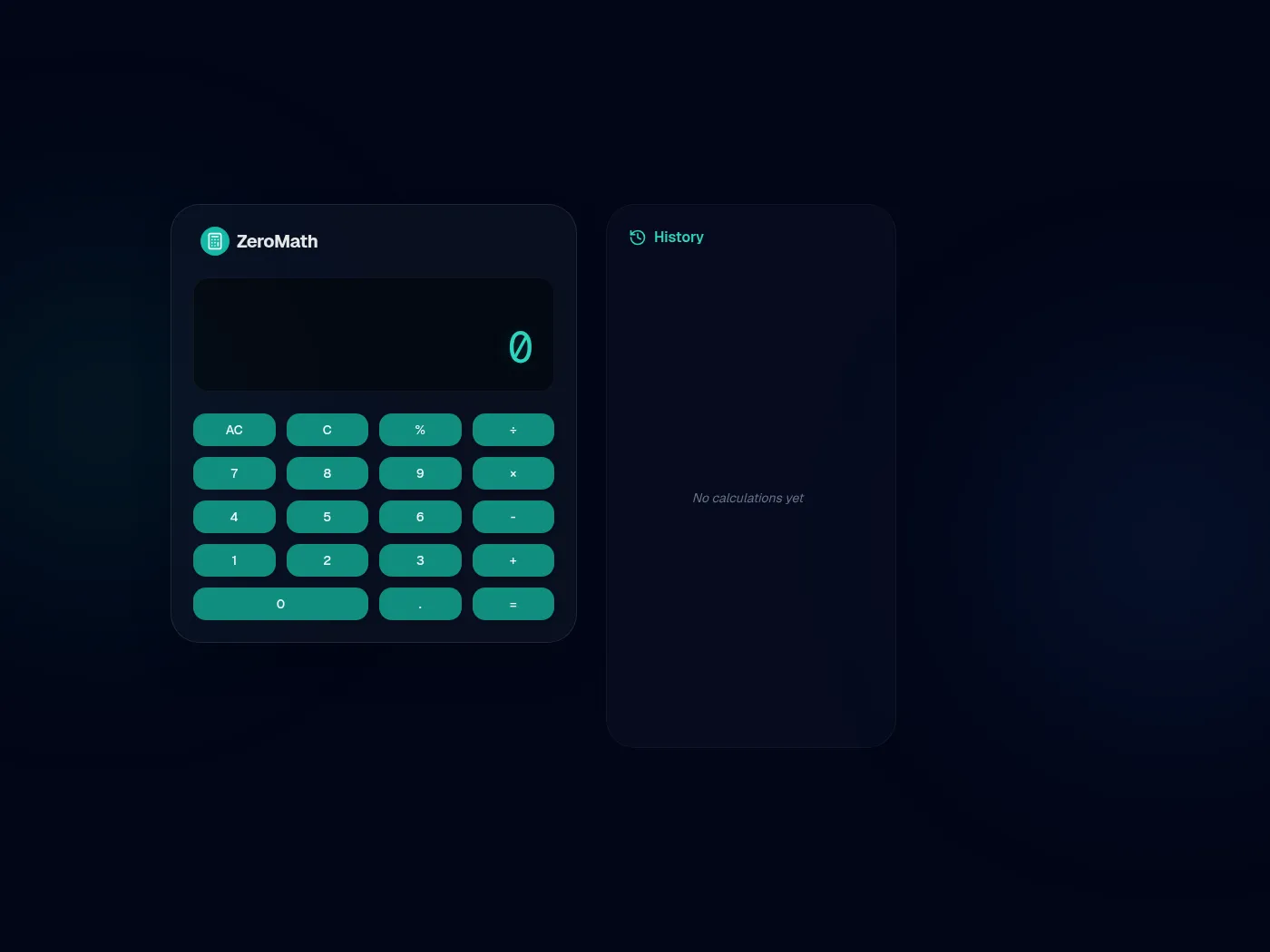 ZeroMath Calculator