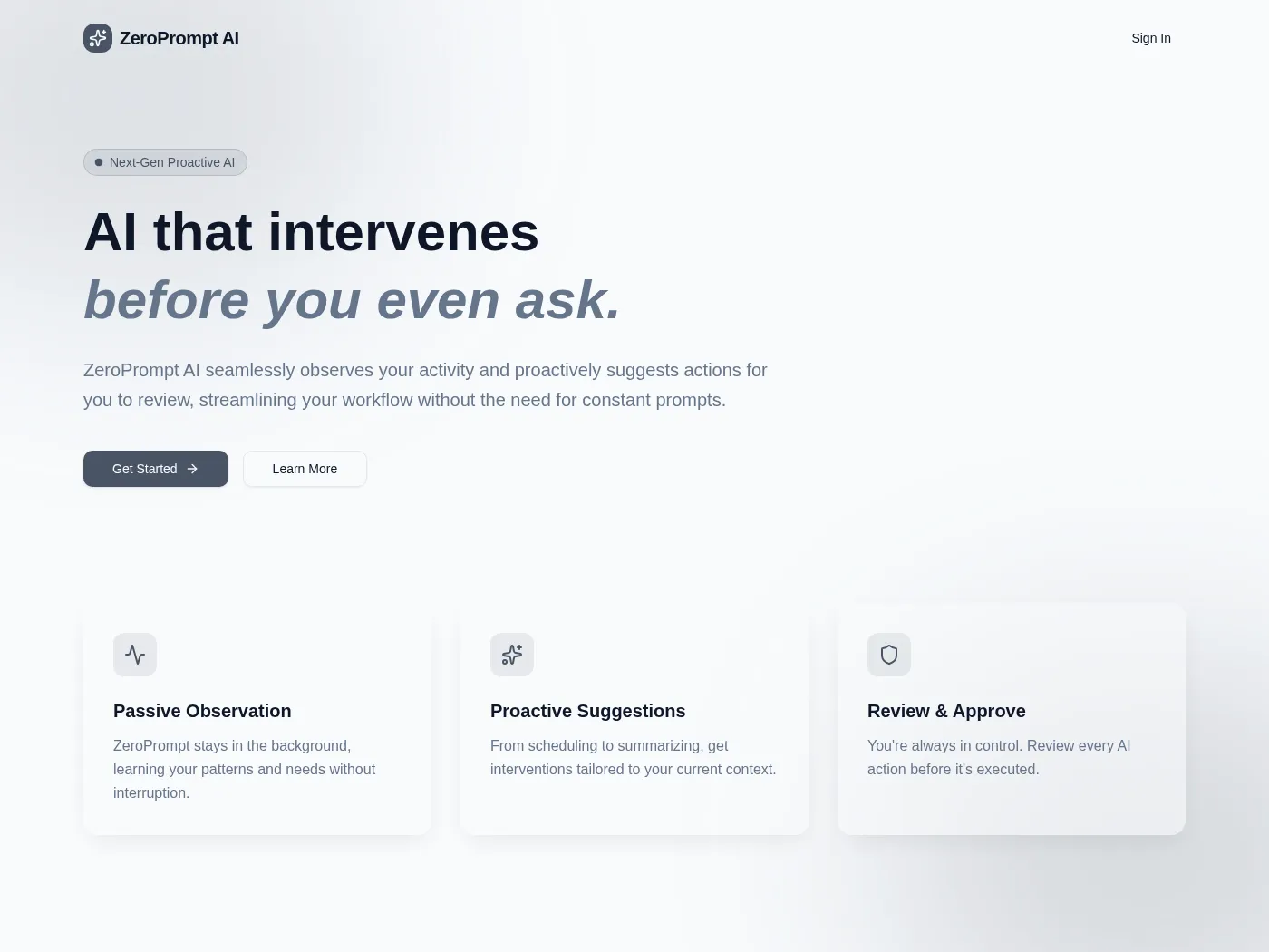 ZeroPrompt AI Assistant