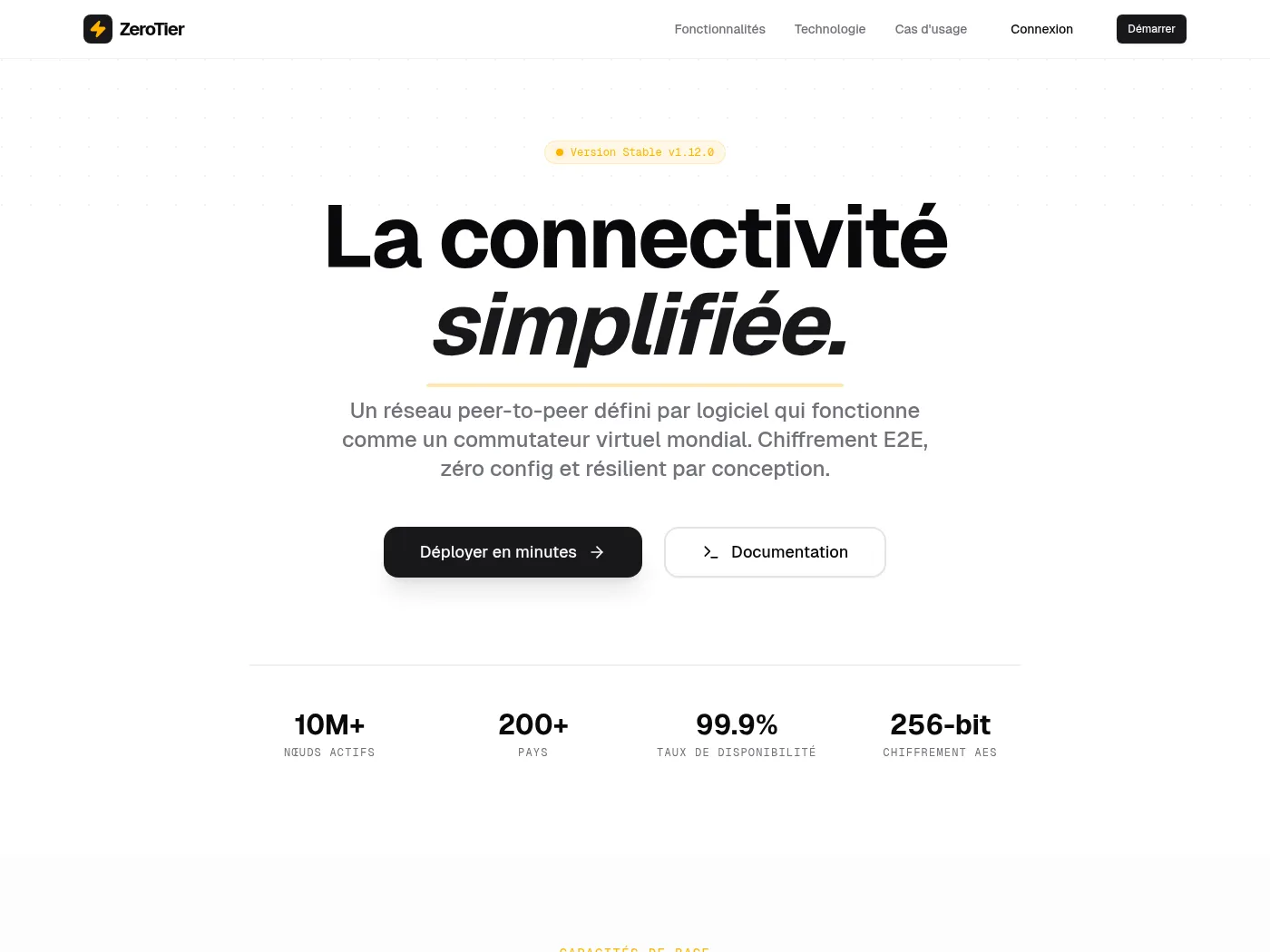 ZeroTier Network Landing