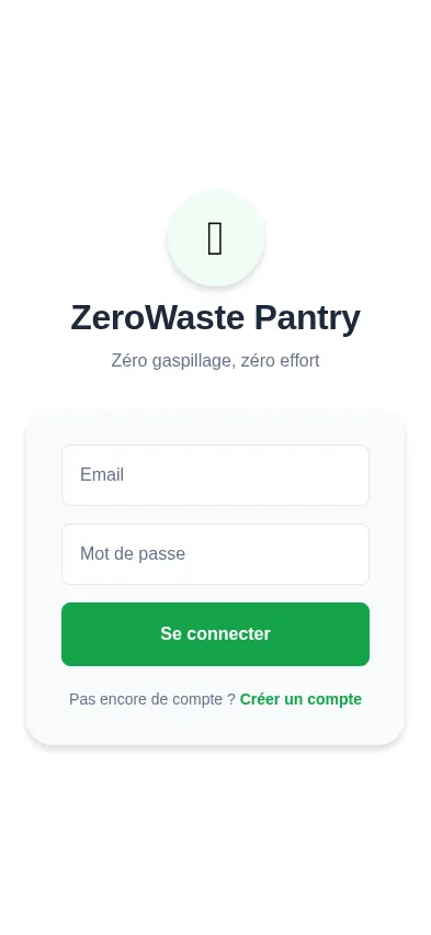 ZeroWaste Pantry