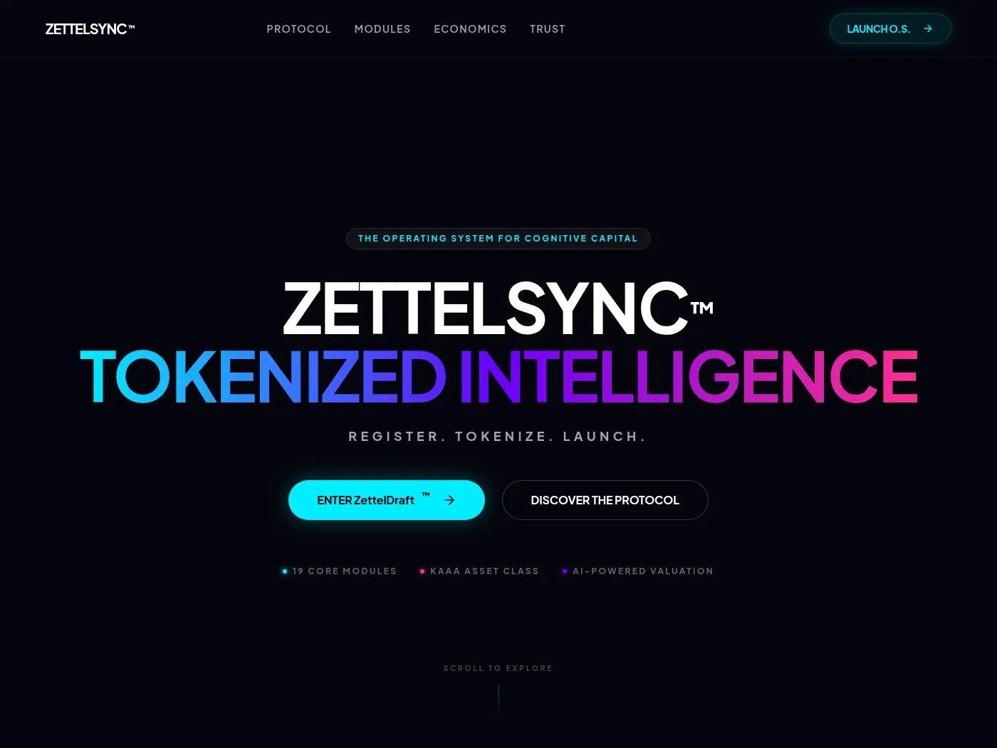 ZETTELSYNC™ Institutional Portal