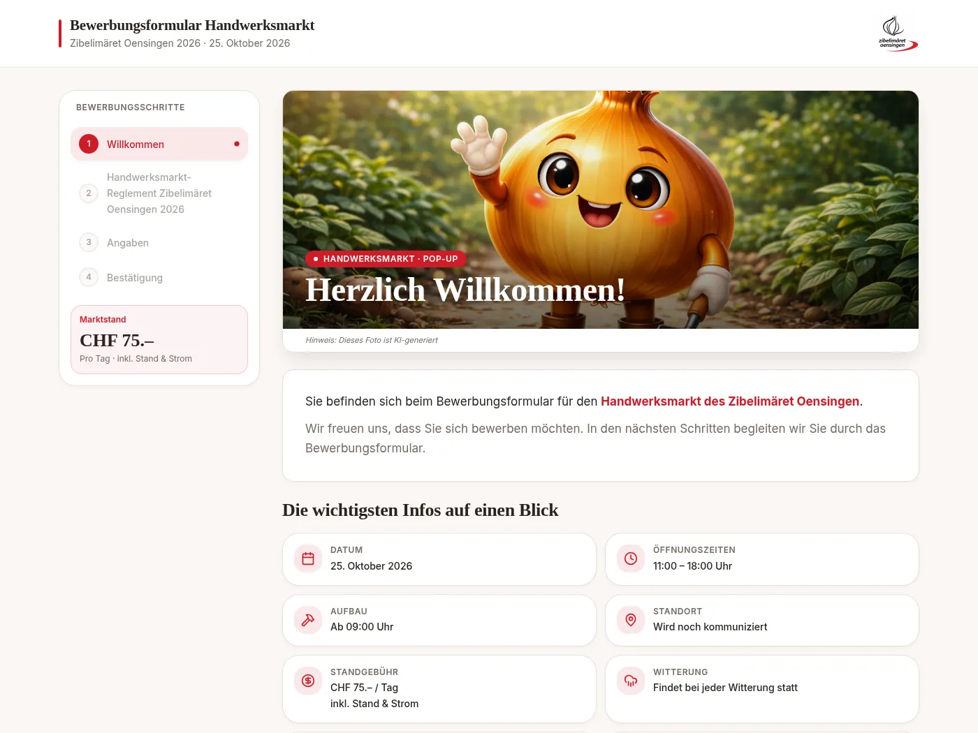 Bewerbungsformular Handmade-Markt Zibelimäret 2026
