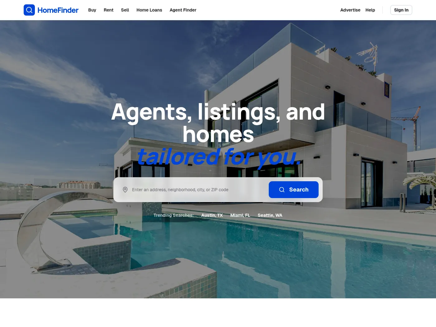 HomeFinder Clone