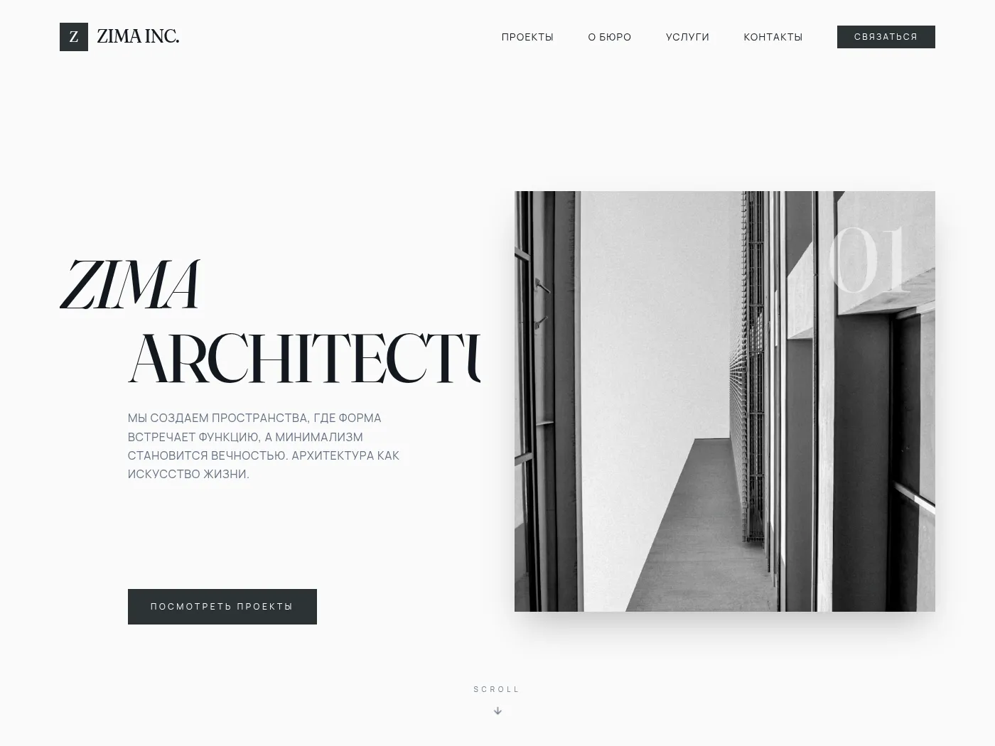 Zima Inc. Company Site
