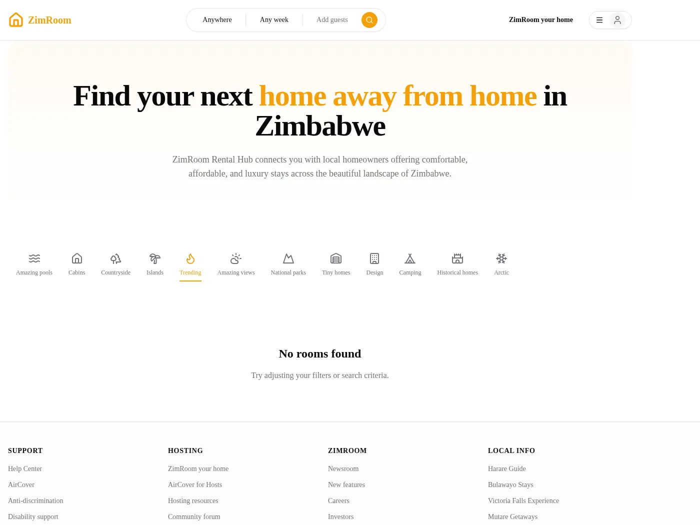 ZimRoom Rental Hub