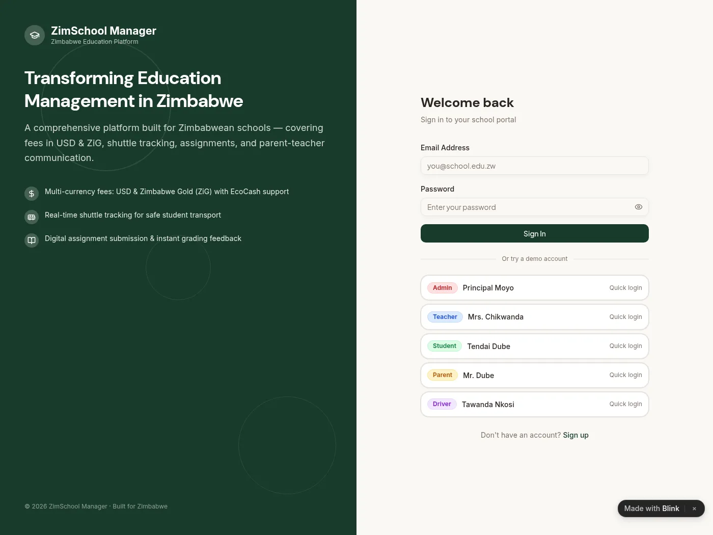 ZimSchool Manager