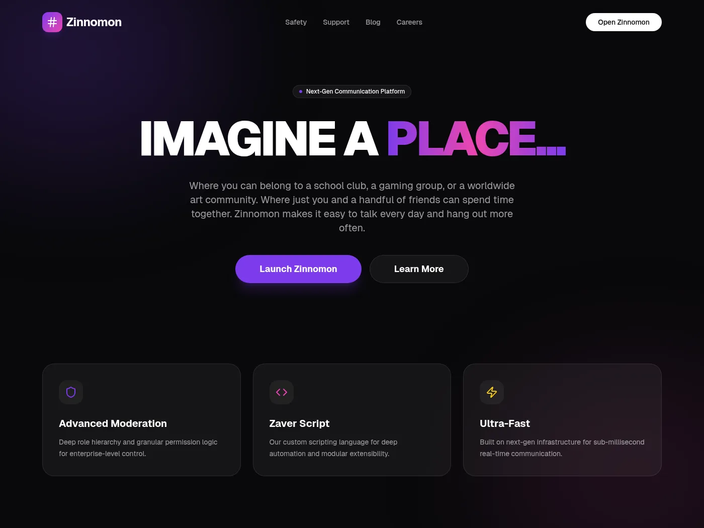 Zinnomon Next-Gen Platform