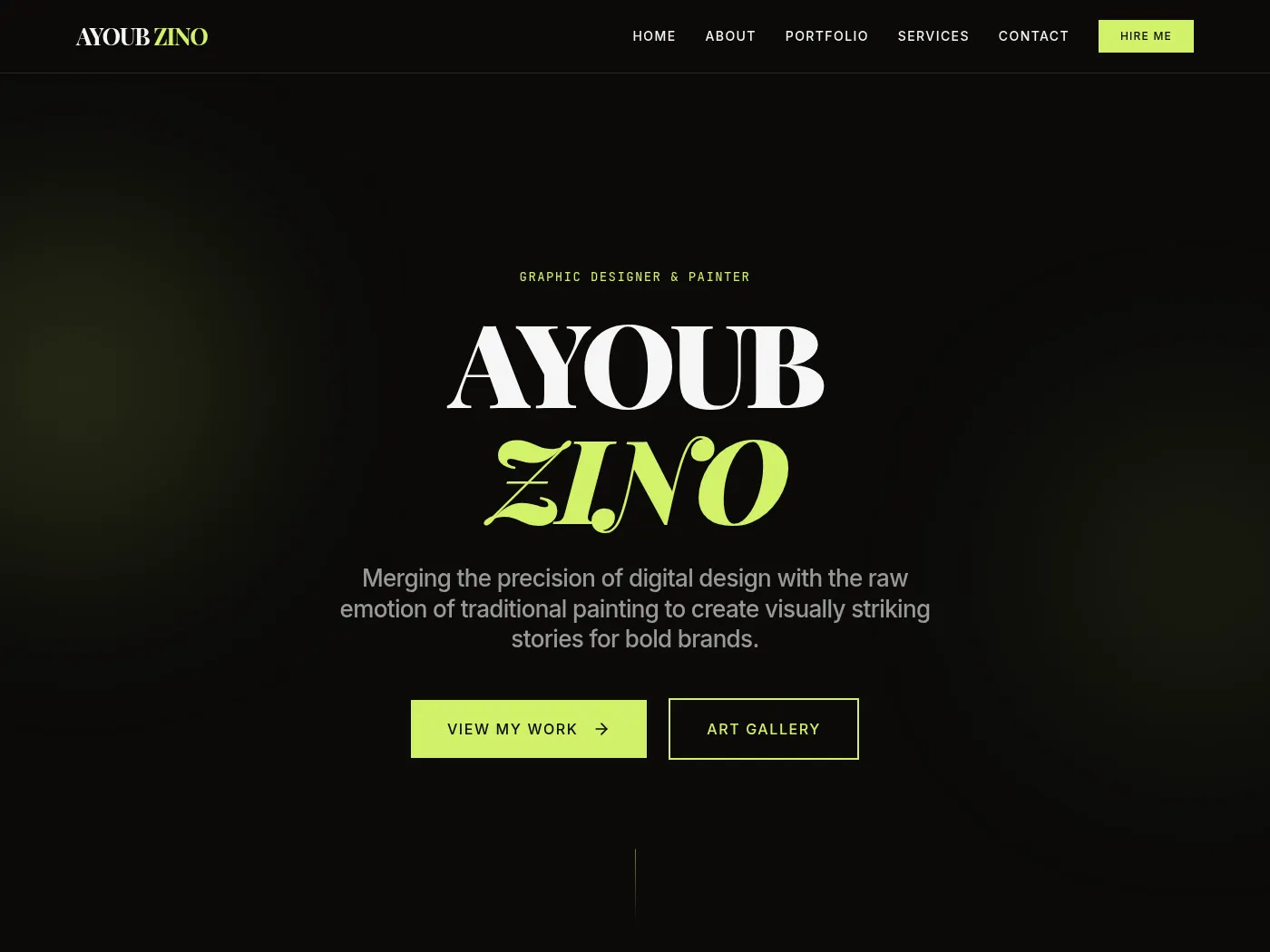 Zino Portfolio Site