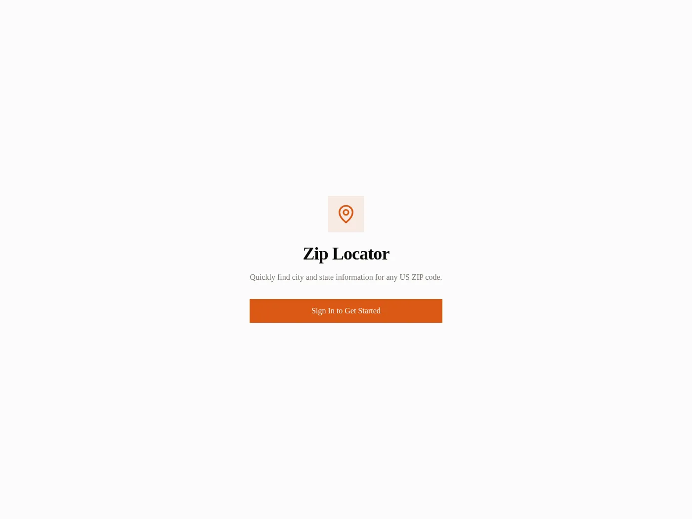 Zip Locator