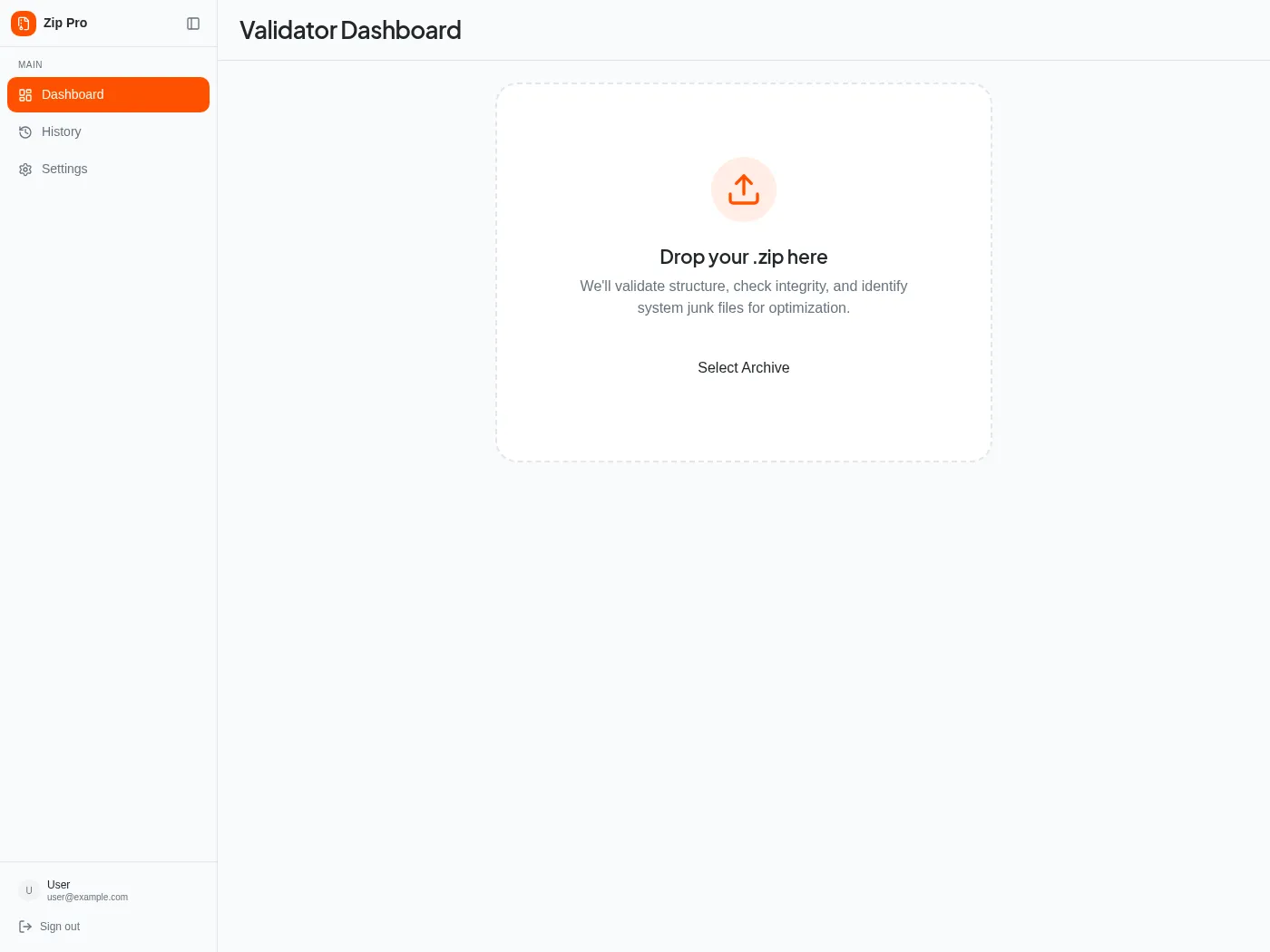 Zip Validator Pro