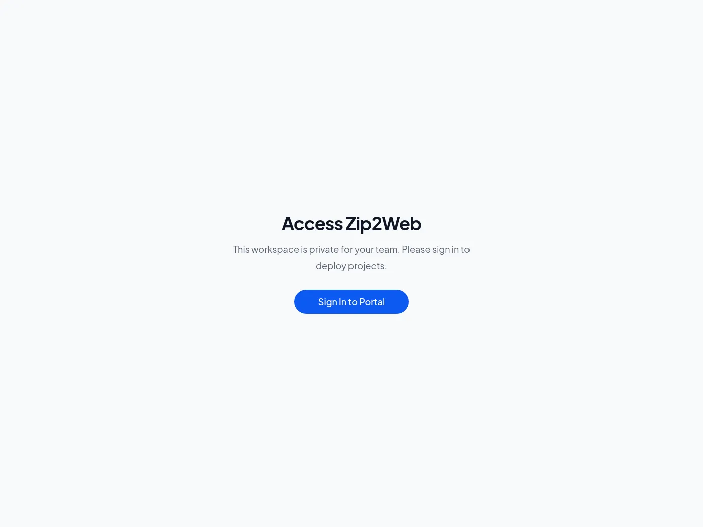 Zip2Web App Builder