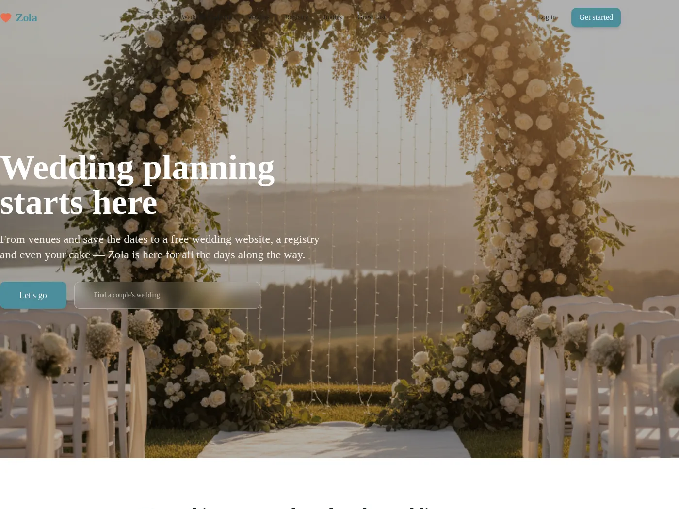 Zola Wedding Clone