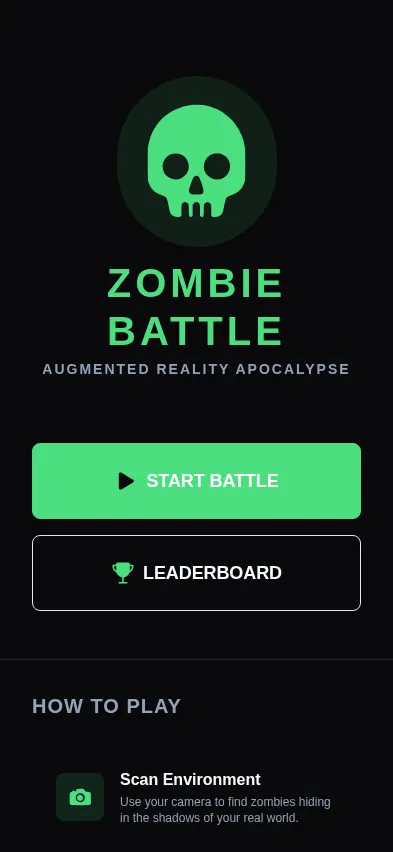 Zombie AR Battle