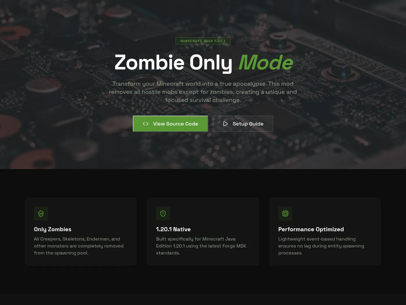 Zombie Only Mode
