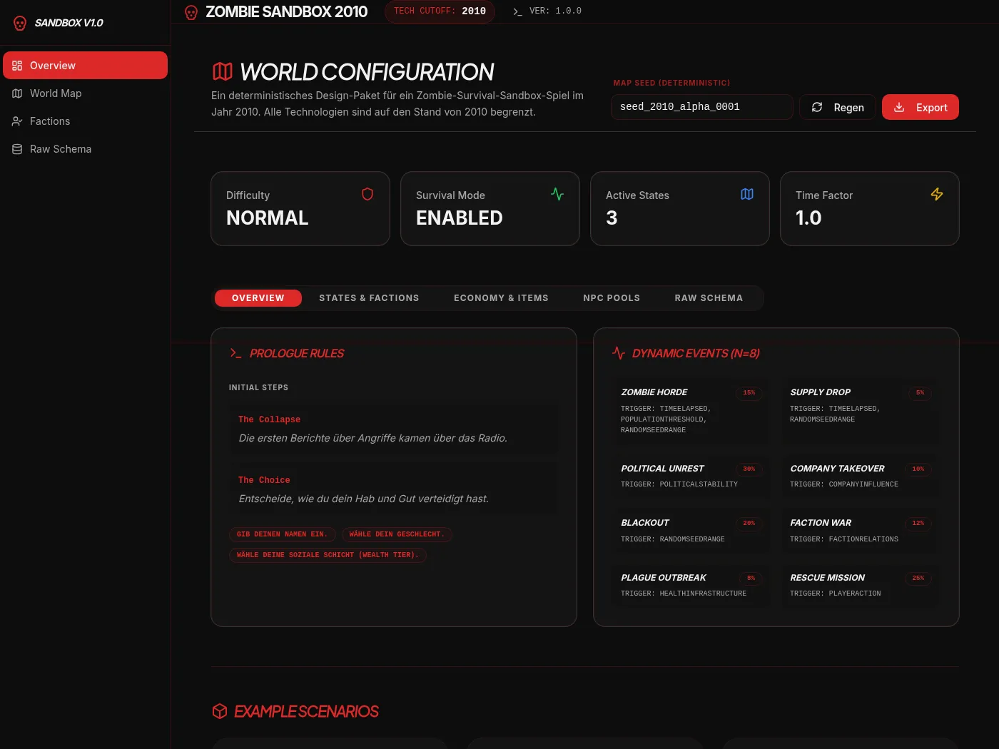 Seeded 2010 Zombie Sandbox