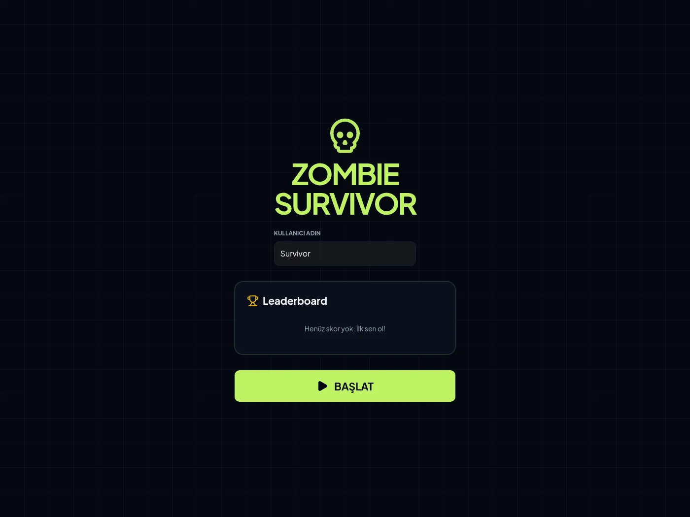 Zombie Shooter Game