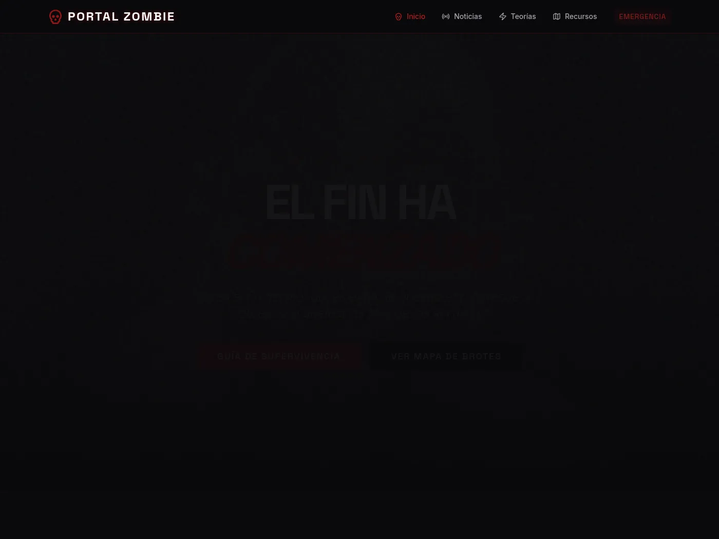 Zombie Web Portal