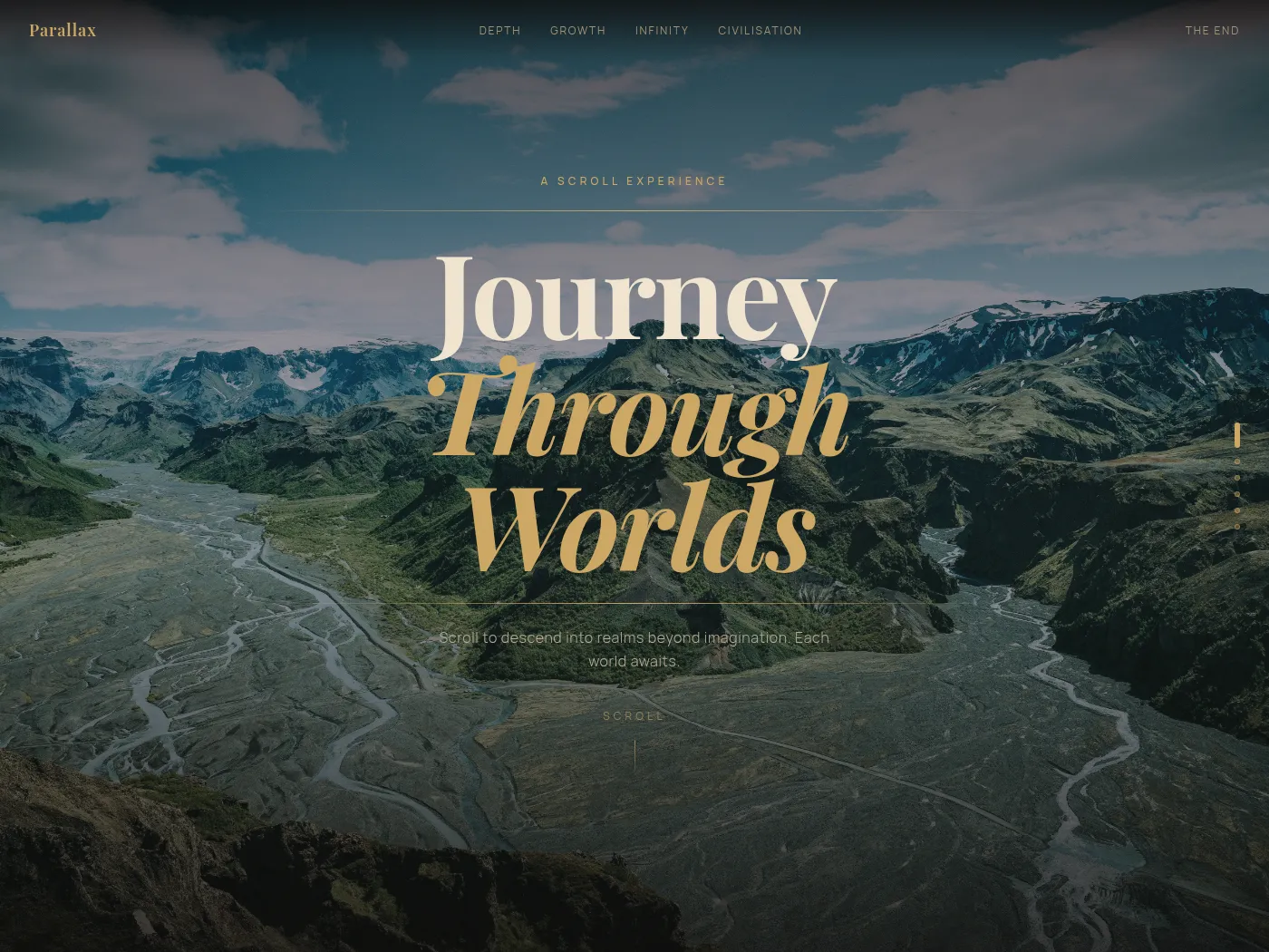 Parallax Zoom Site