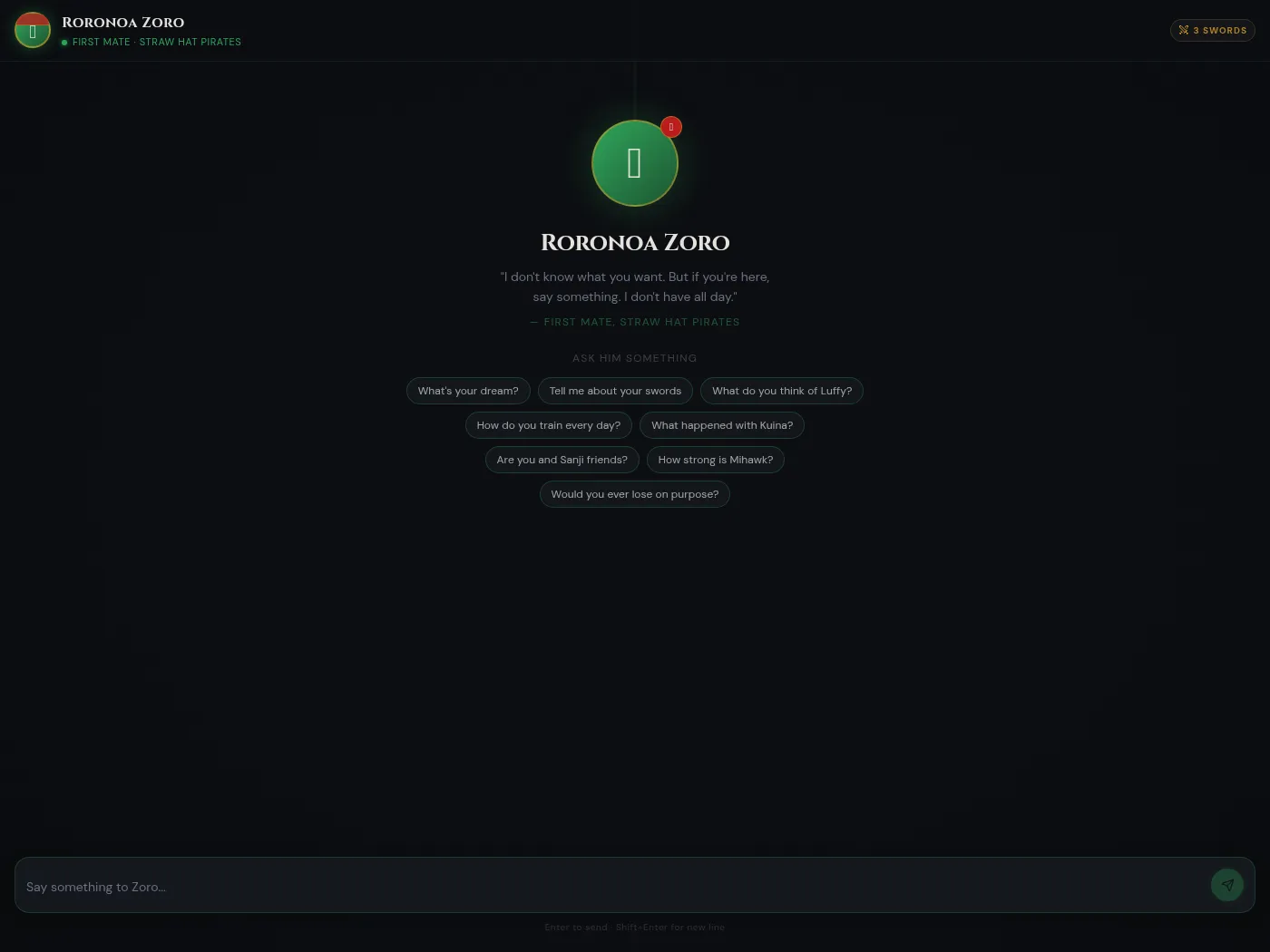 Zoro AI Chatbot