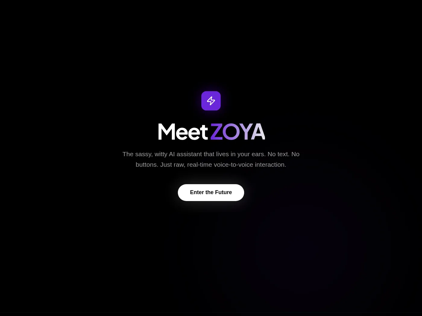 Zoya Voice AI Assistant
