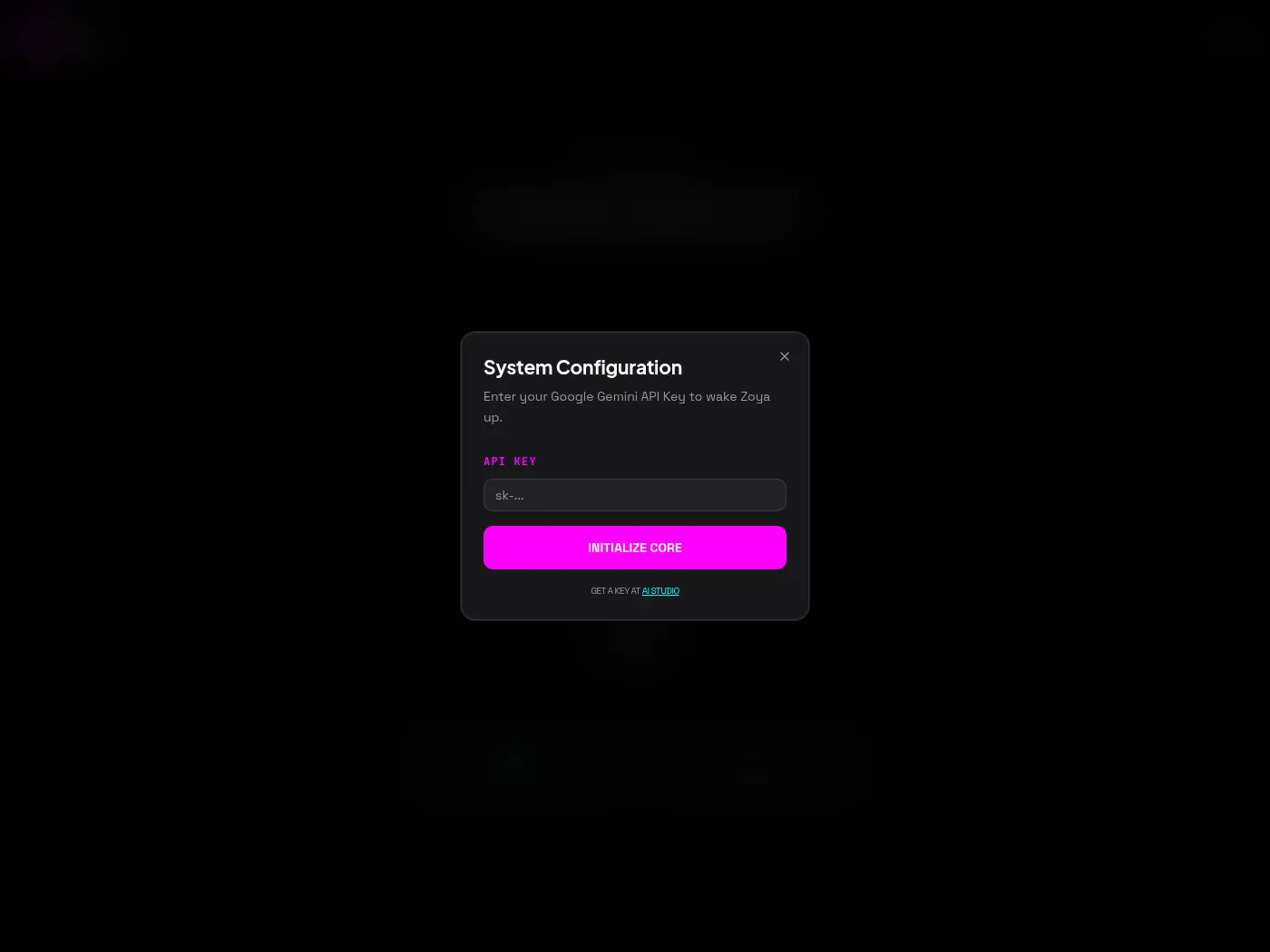 Zoya Voice AI Assistant