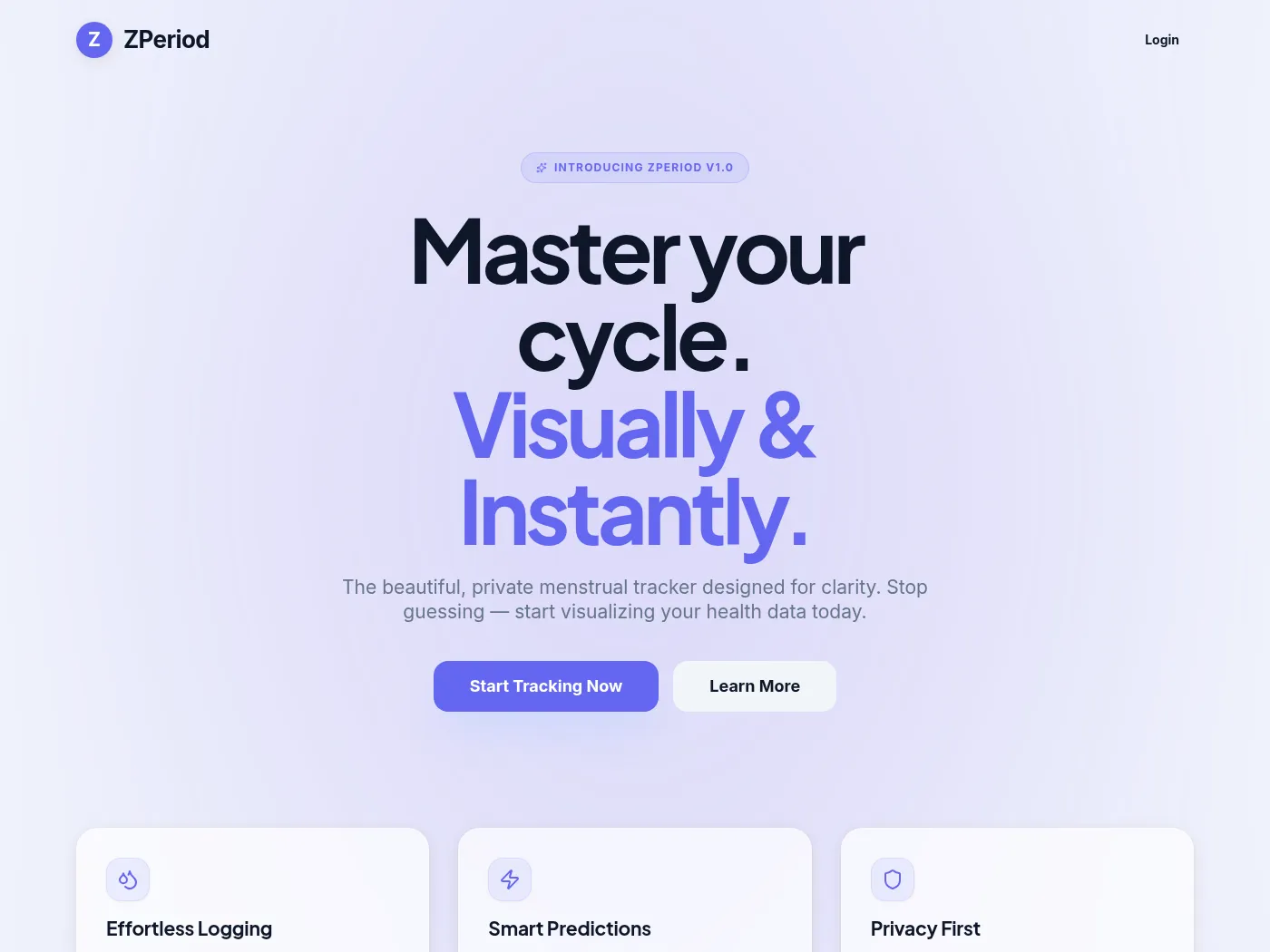 ZPeriod Tracker Clone