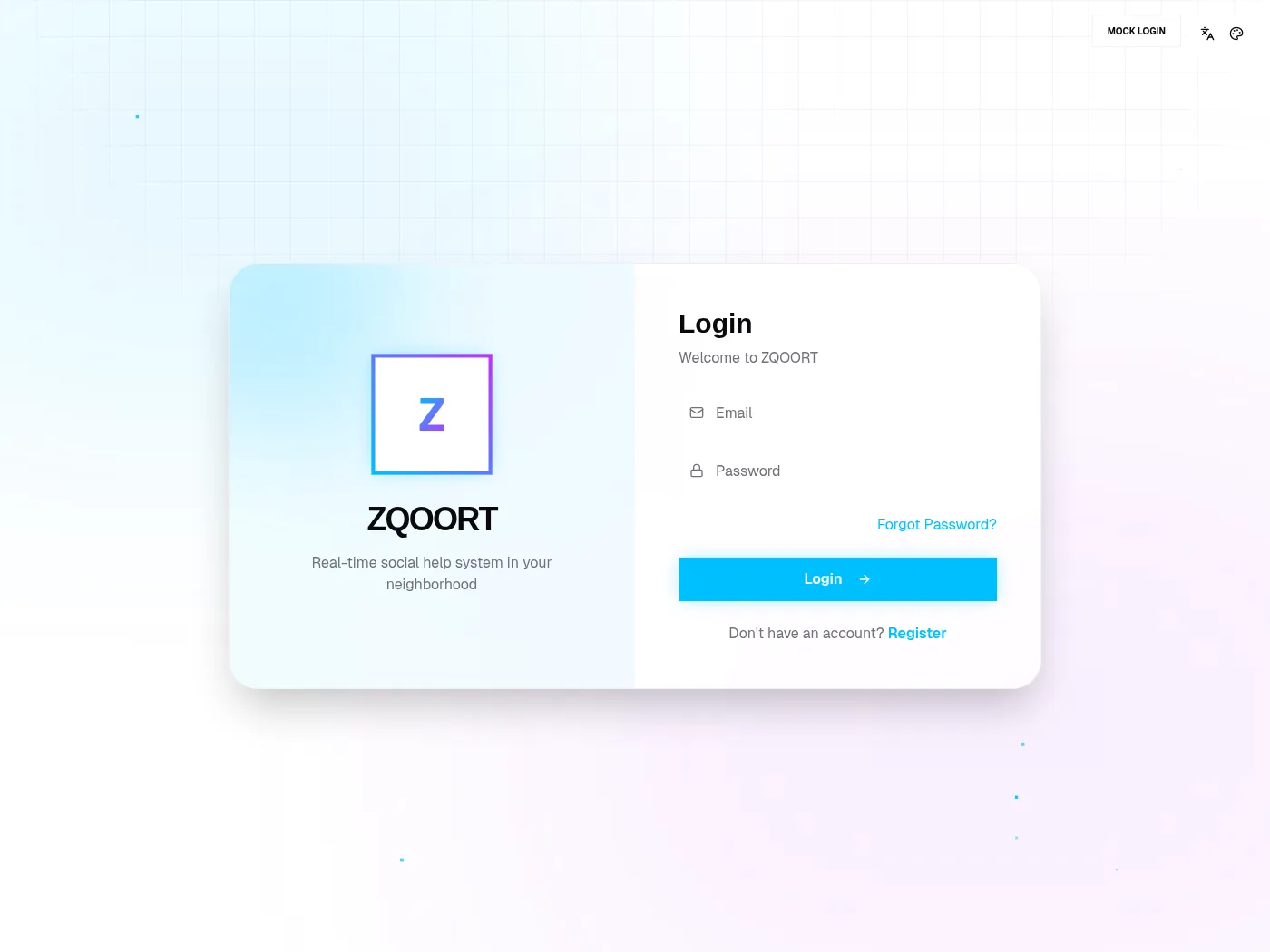ZQOORT Futuristic UI Kit