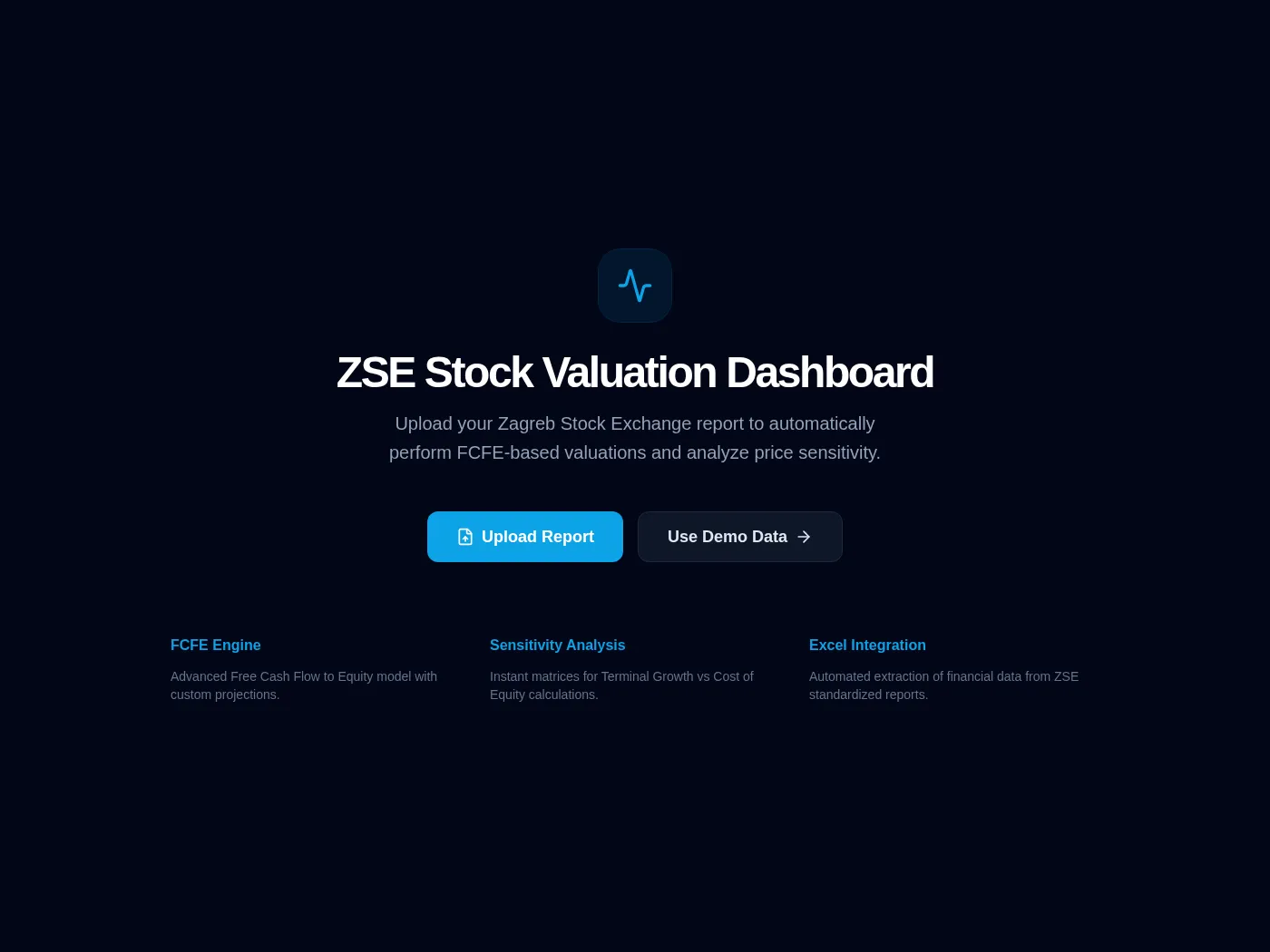ZSE Stock Valuation Dashboard