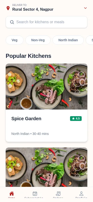 Zyakka Meal Delivery