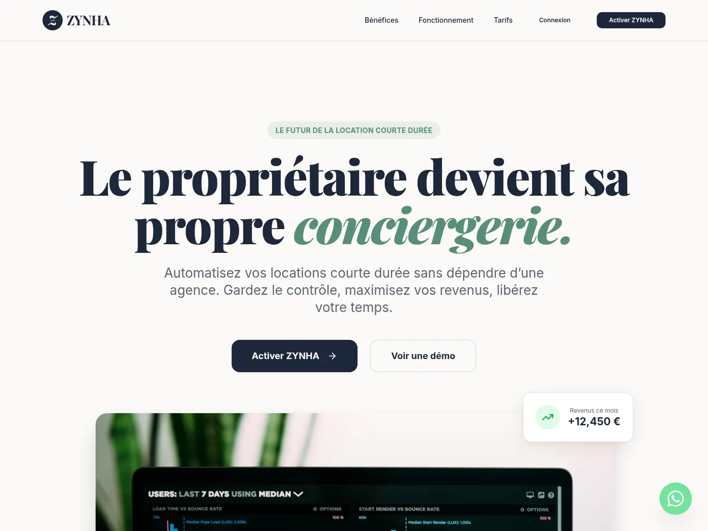 ZYNHA Short-Term Rental App