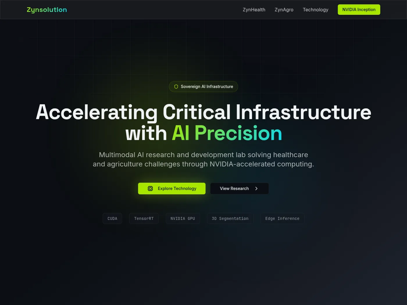 Zynsolution AI Lab Showcase