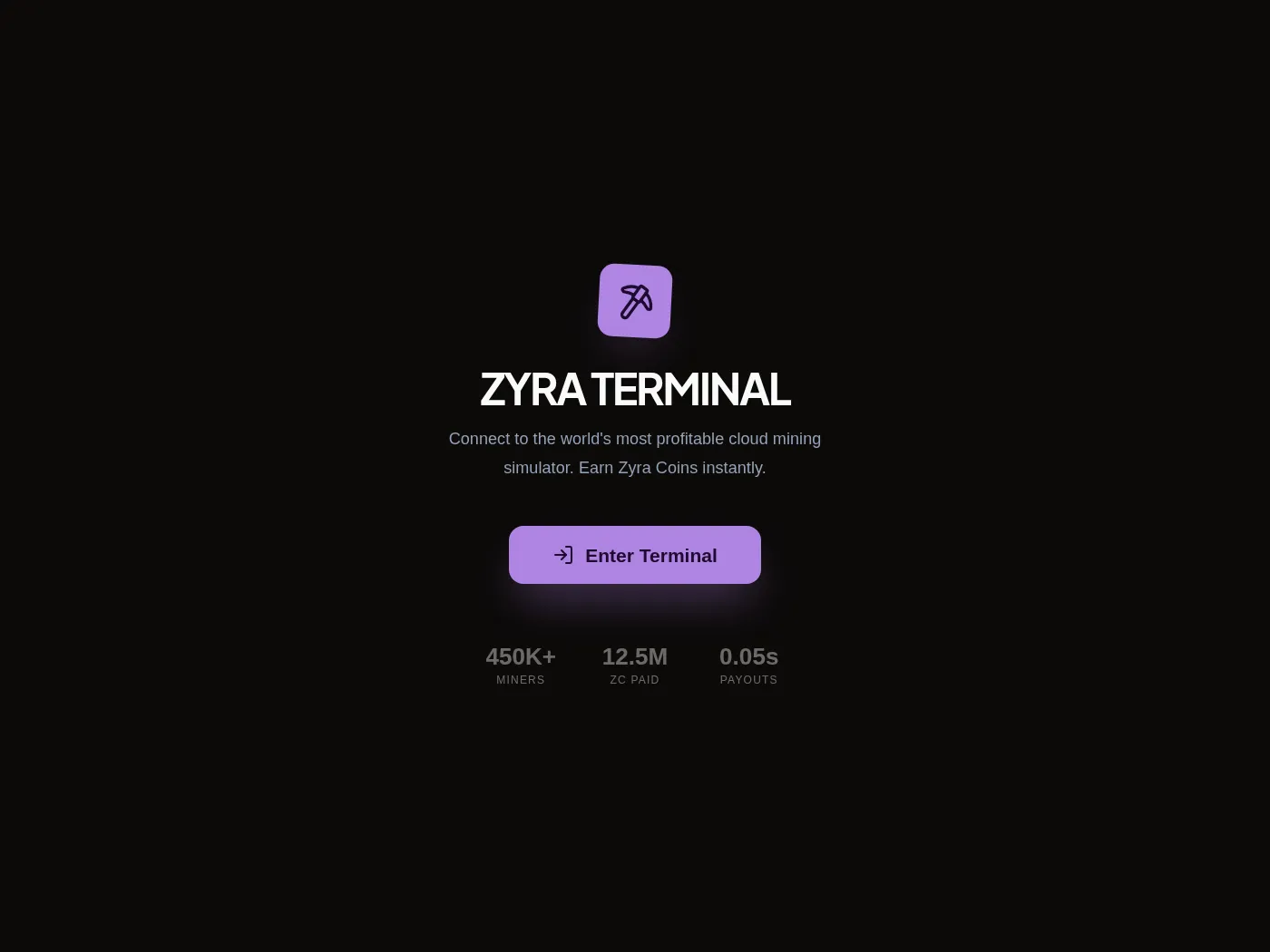 Zyra Crypto Simulator