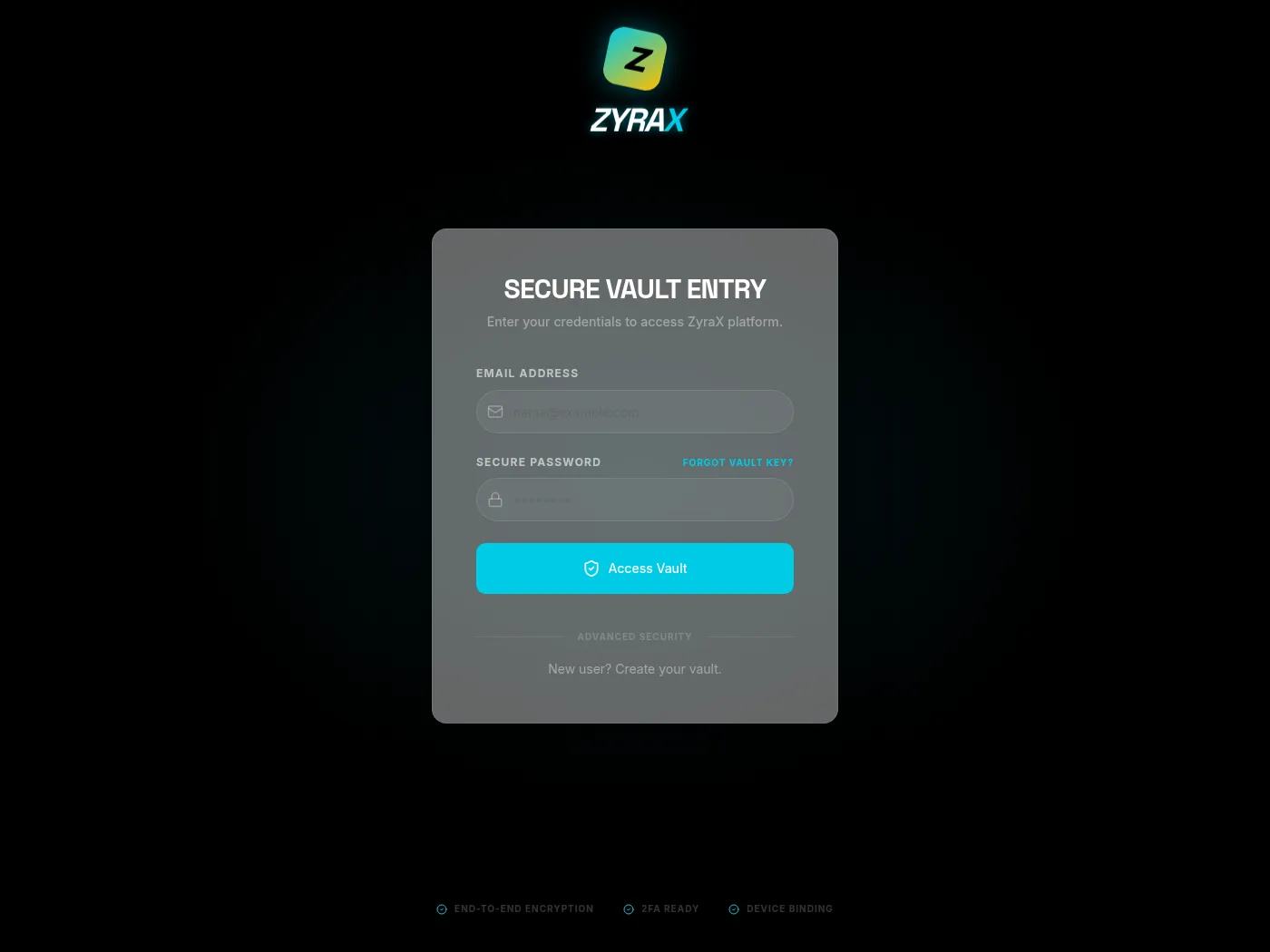 ZyraX Fintech Platform