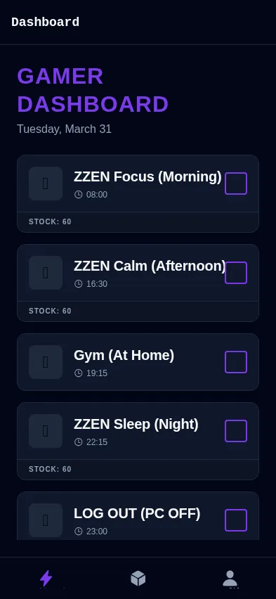 ZZEN Gamer Habits
